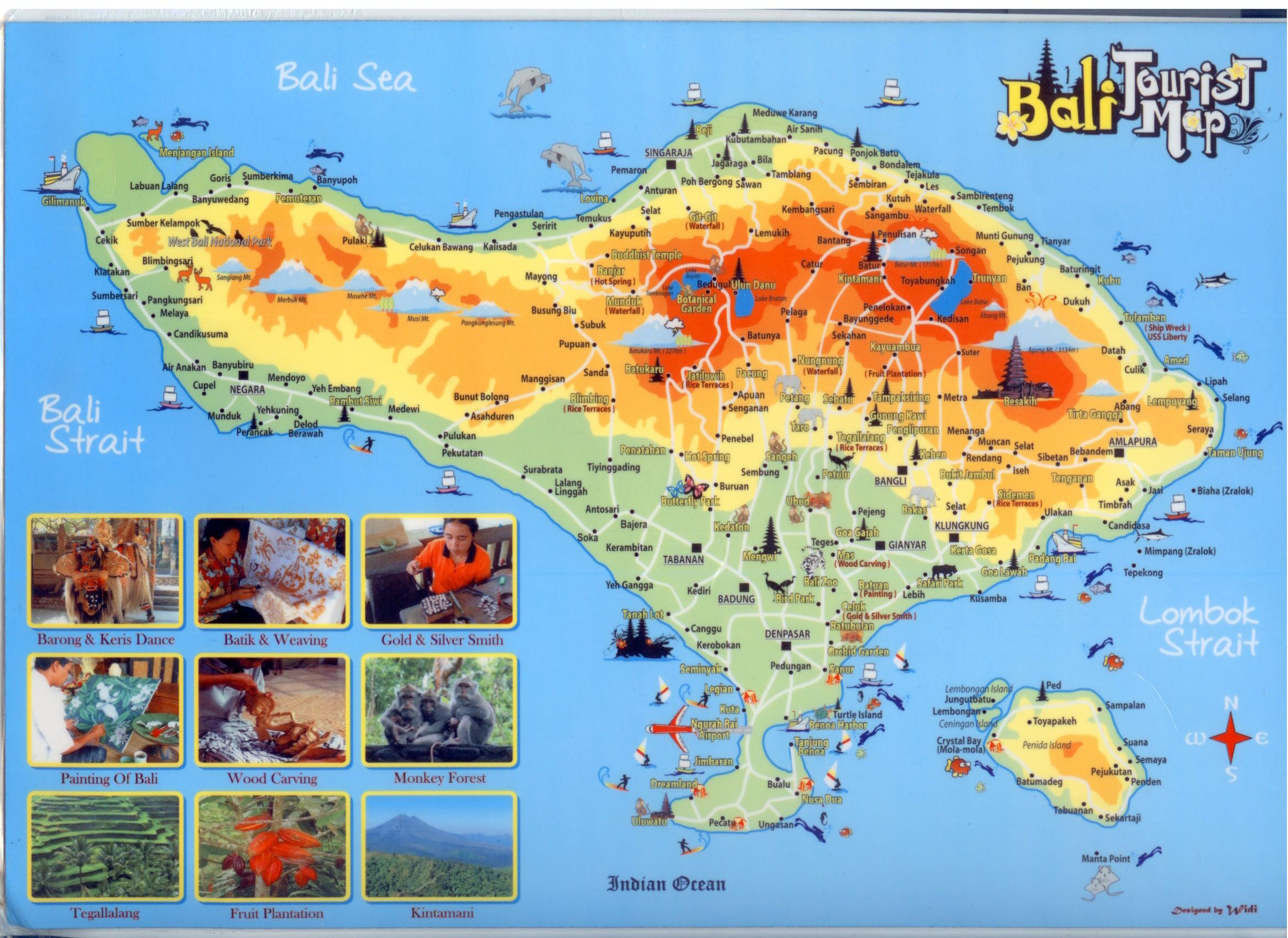 Bali Maps - Bali Tourist Guide